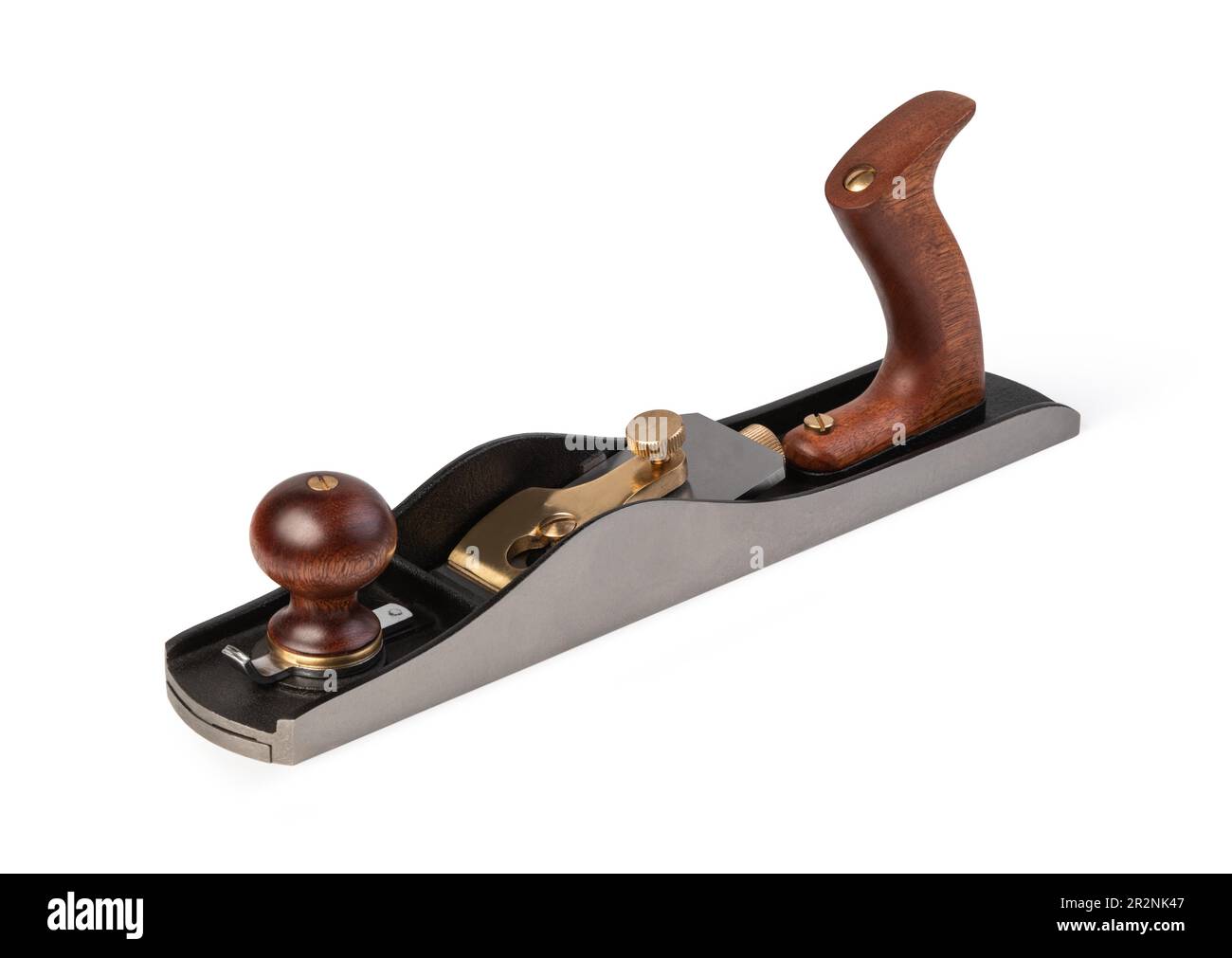 Woodworking plane isolated on white background Stock Photo - Alamy