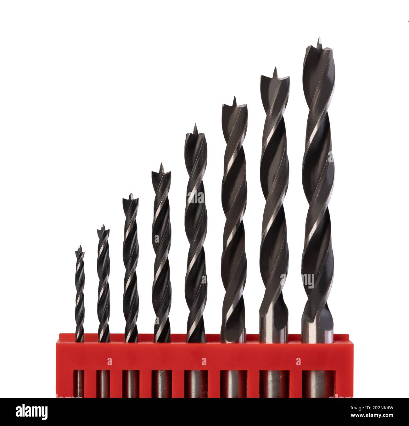 Drill bit isolated on white background Stock Photo - Alamy