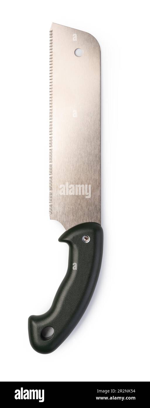 Hand saw isolated on white background Stock Photo - Alamy