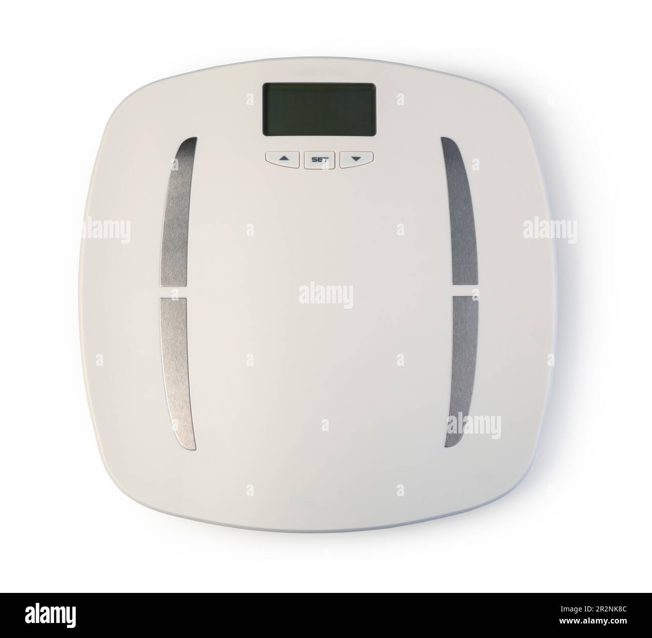 Digital weight scale isolated on white background Stock Photo - Alamy