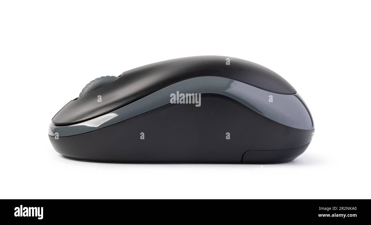 Wireless computer mouse isolated on white background Stock Photo - Alamy
