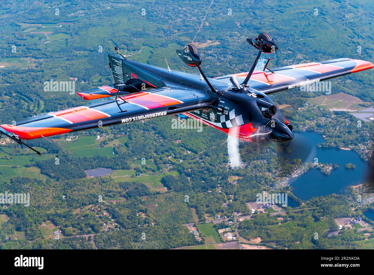 Air to air photos of Rob Holland flying in his MXS-RH Stock Photo - Alamy