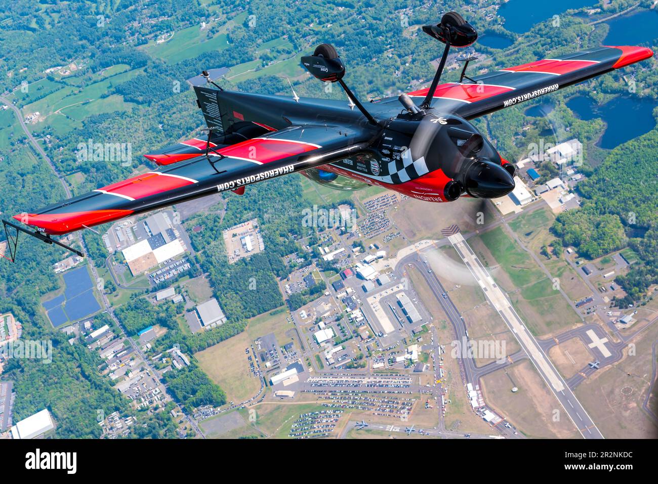Air to air photos of Rob Holland flying in his MXS-RH Stock Photo - Alamy