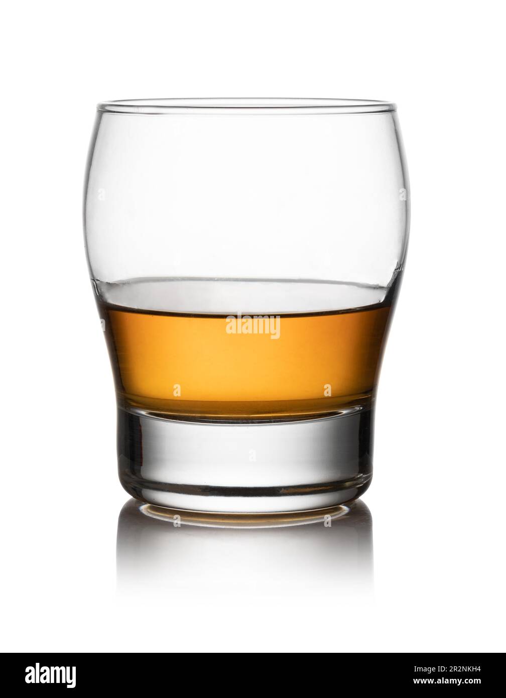 iGlass of whisky isolated white background Stock Photo - Alamy