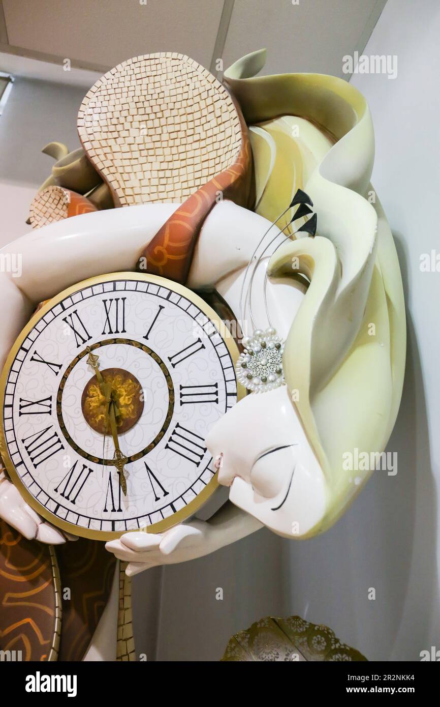 Alicante, Spain- May 16, 2023: Pardoned ninots exhibited in the ...