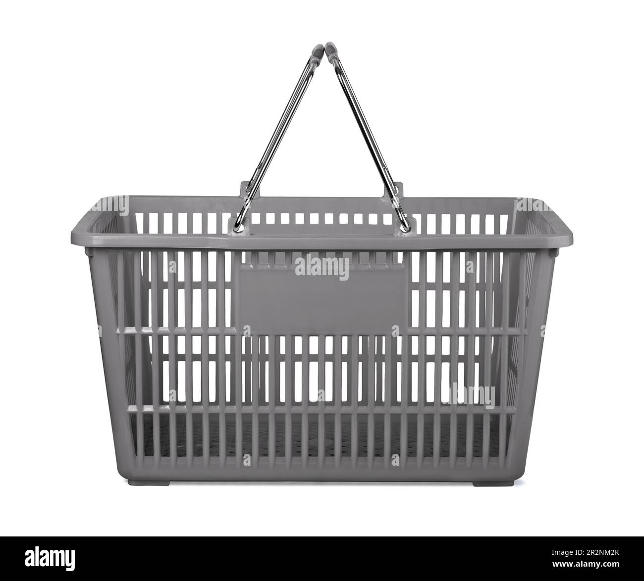 Empty shopping basket isolated on white background Stock Photo - Alamy