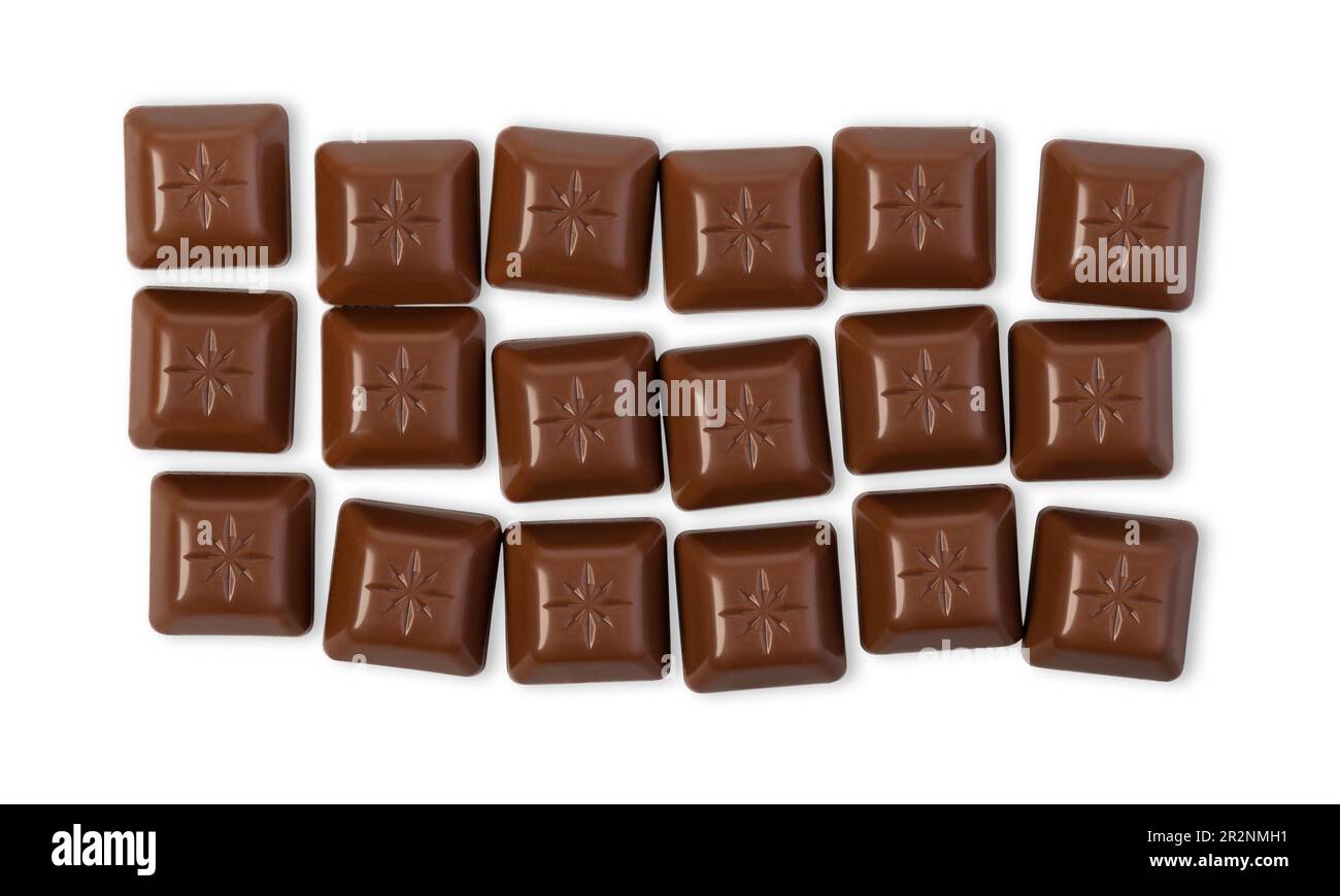 chocolate bar isolated on white background Stock Photo - Alamy