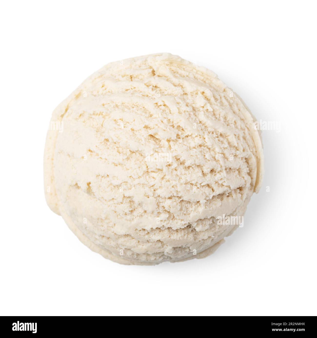 ice cream ball isolated on white background Stock Photo - Alamy