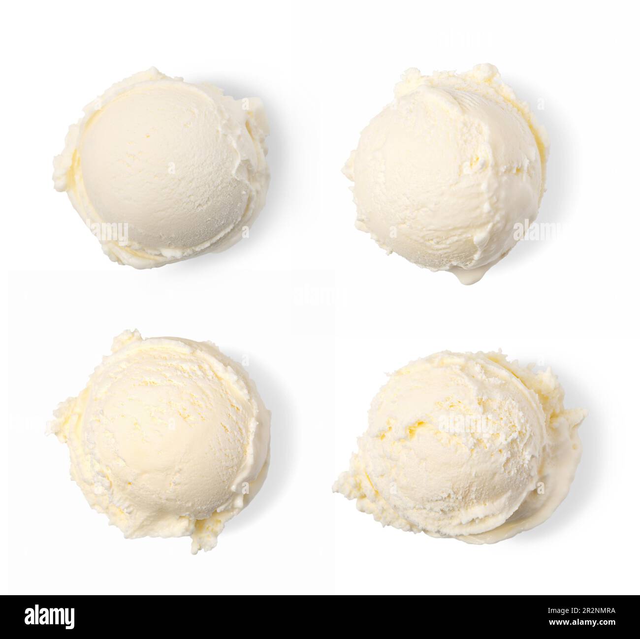 ice cream ball isolated on white background Stock Photo - Alamy