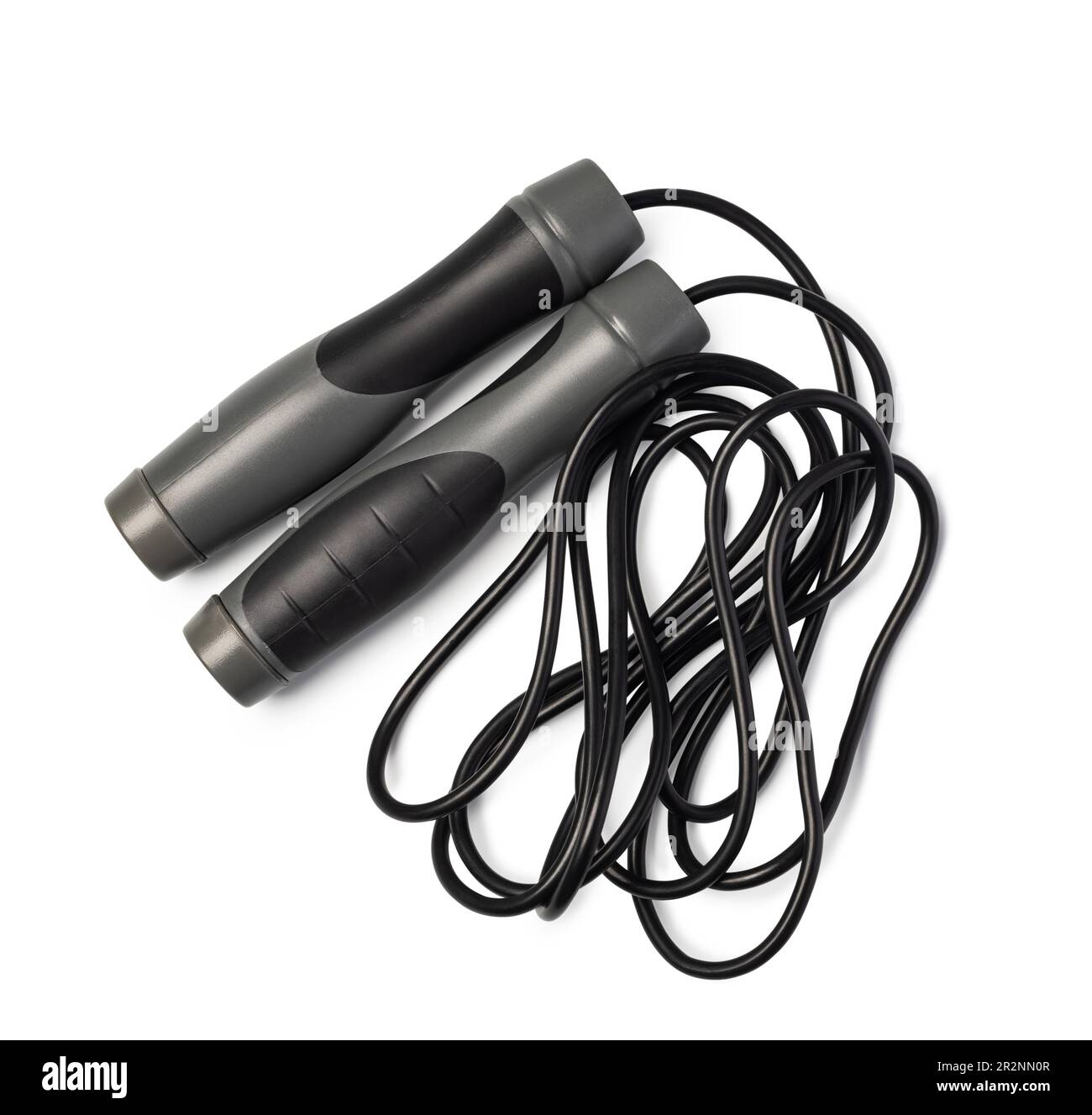 Jumping rope on white background Stock Photo - Alamy