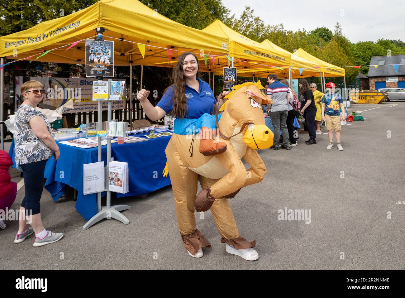 Warrington Disability Partnership held a fancy dress 'Walk in the Park ...