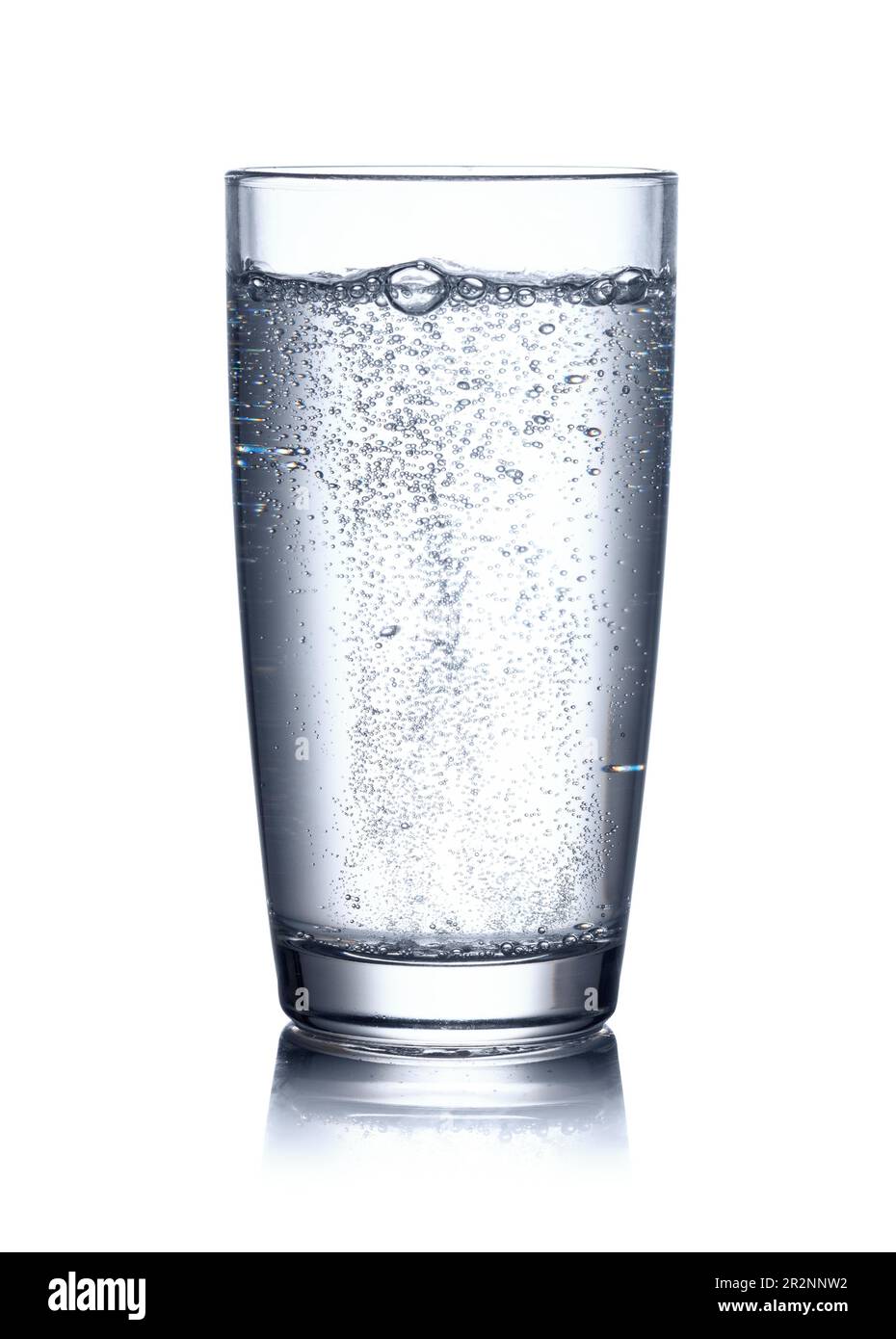 glass of mineral water on white background Stock Photo - Alamy