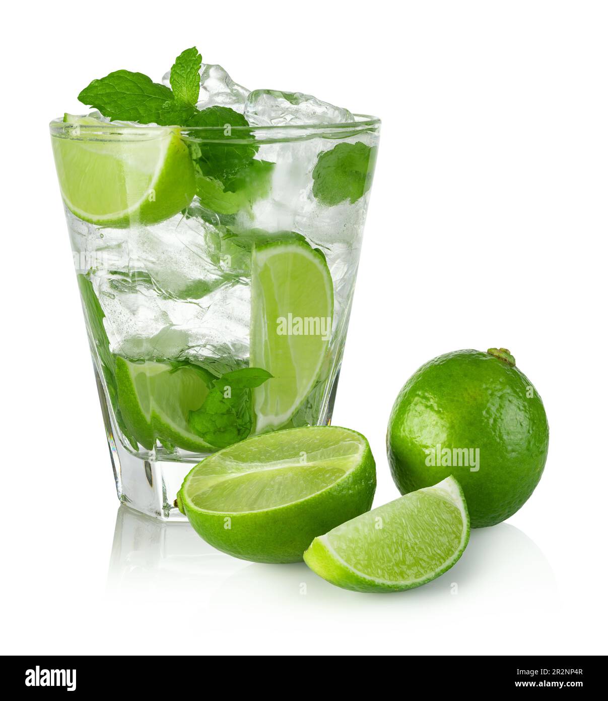 Glass mojito close up Cut Out Stock Images & Pictures - Alamy