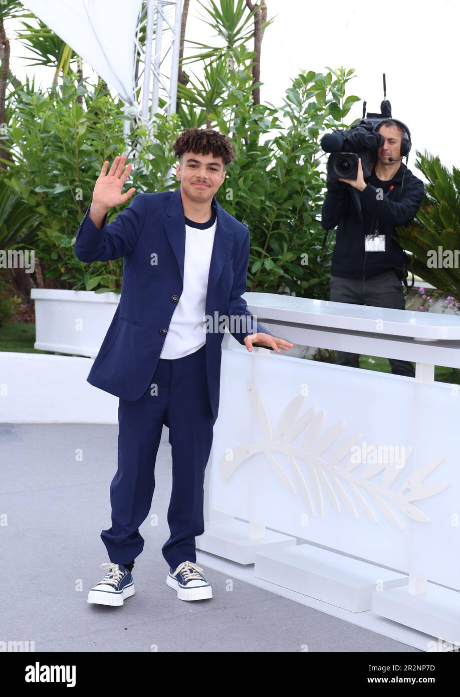 CANNES, FRANCE - MAY 19: Ethann Isidore attends the "Indiana Jones And ...