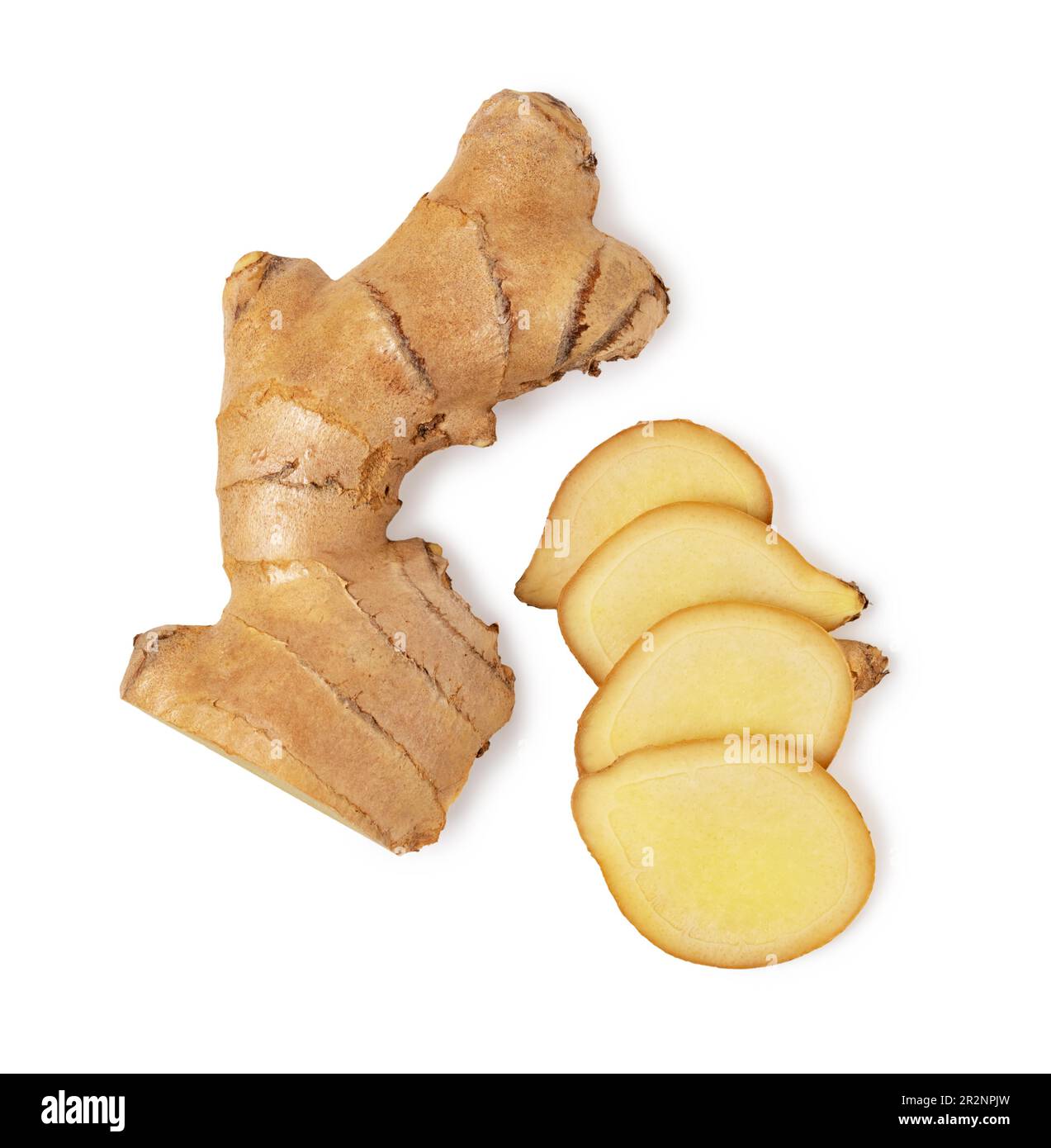fresh ginger isolated on white background Stock Photo - Alamy