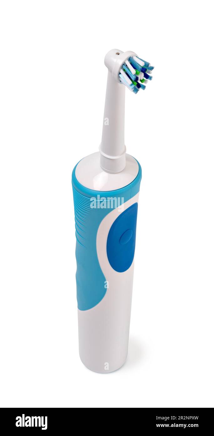 Electric Toothbrush on a white background Stock Photo - Alamy