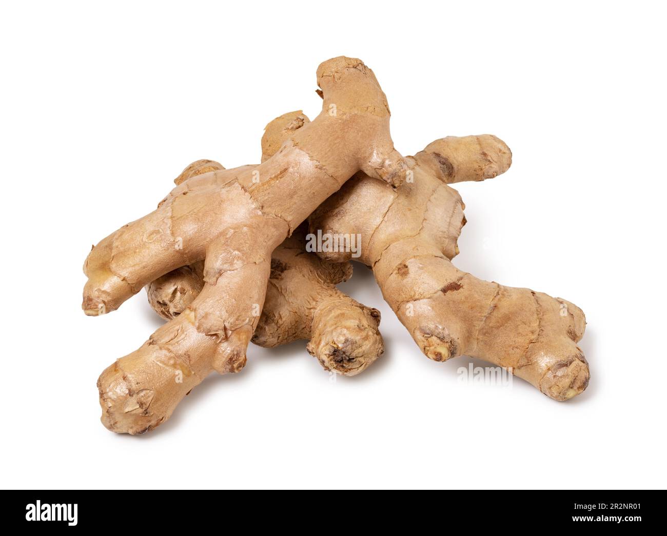 fresh ginger isolated on white background Stock Photo - Alamy