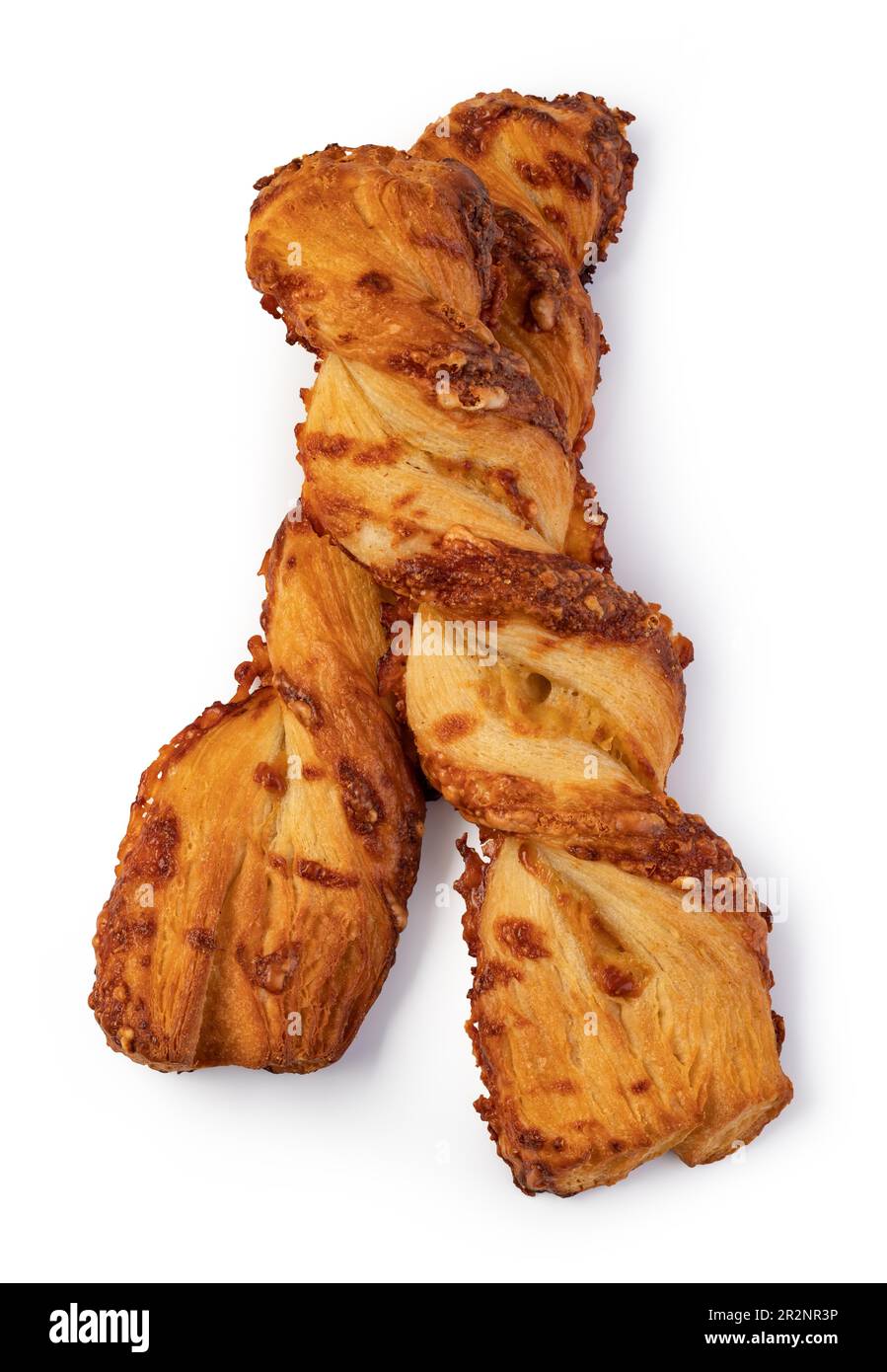 Cheese filled roll on a white background Stock Photo - Alamy