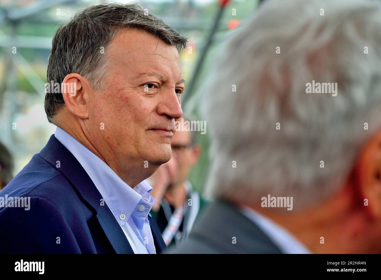 Naples, Italy. 20th May, 2023. Pierpaolo Bombardieri, general secretary ...