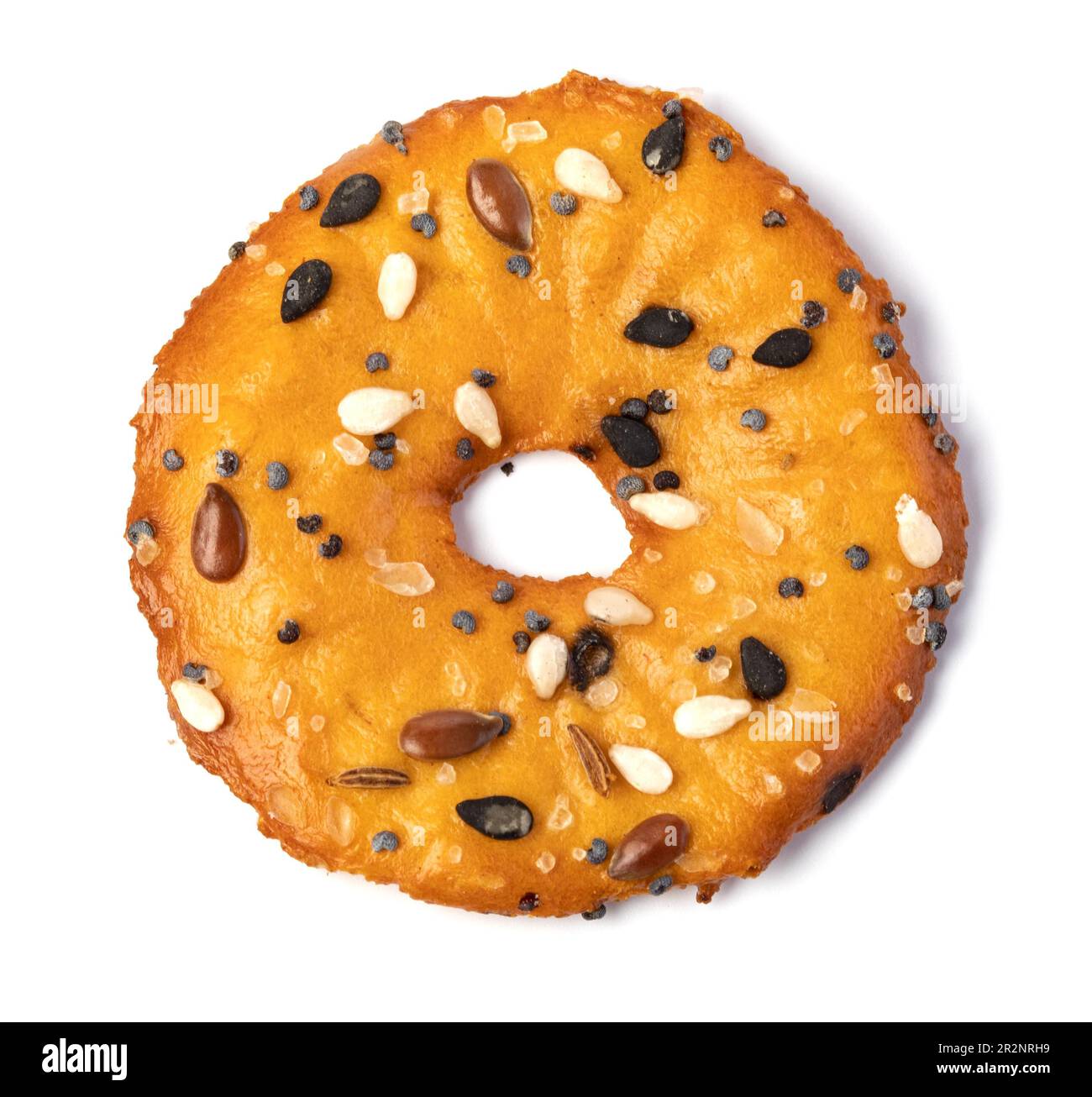 Salt cracker Isolated On White Background Stock Photo - Alamy