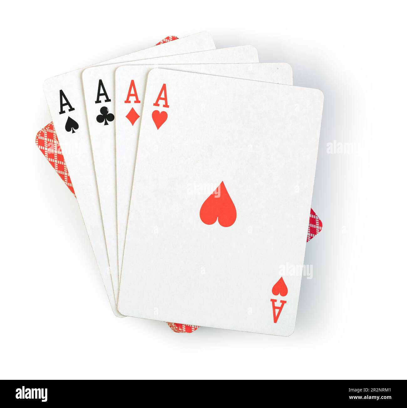 playing cards isolated on white background Stock Photo - Alamy
