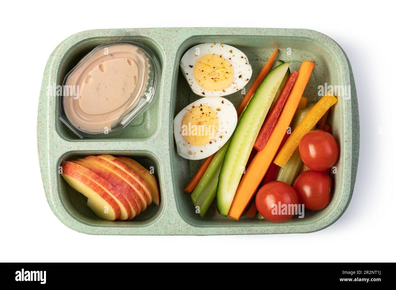 Healthy balanced lunch box Cut Out Stock Images & Pictures - Alamy