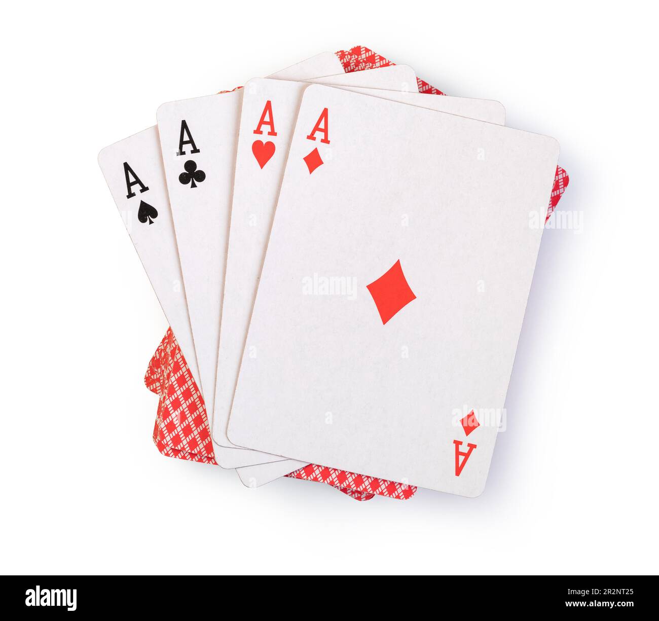 playing cards isolated on white background Stock Photo - Alamy