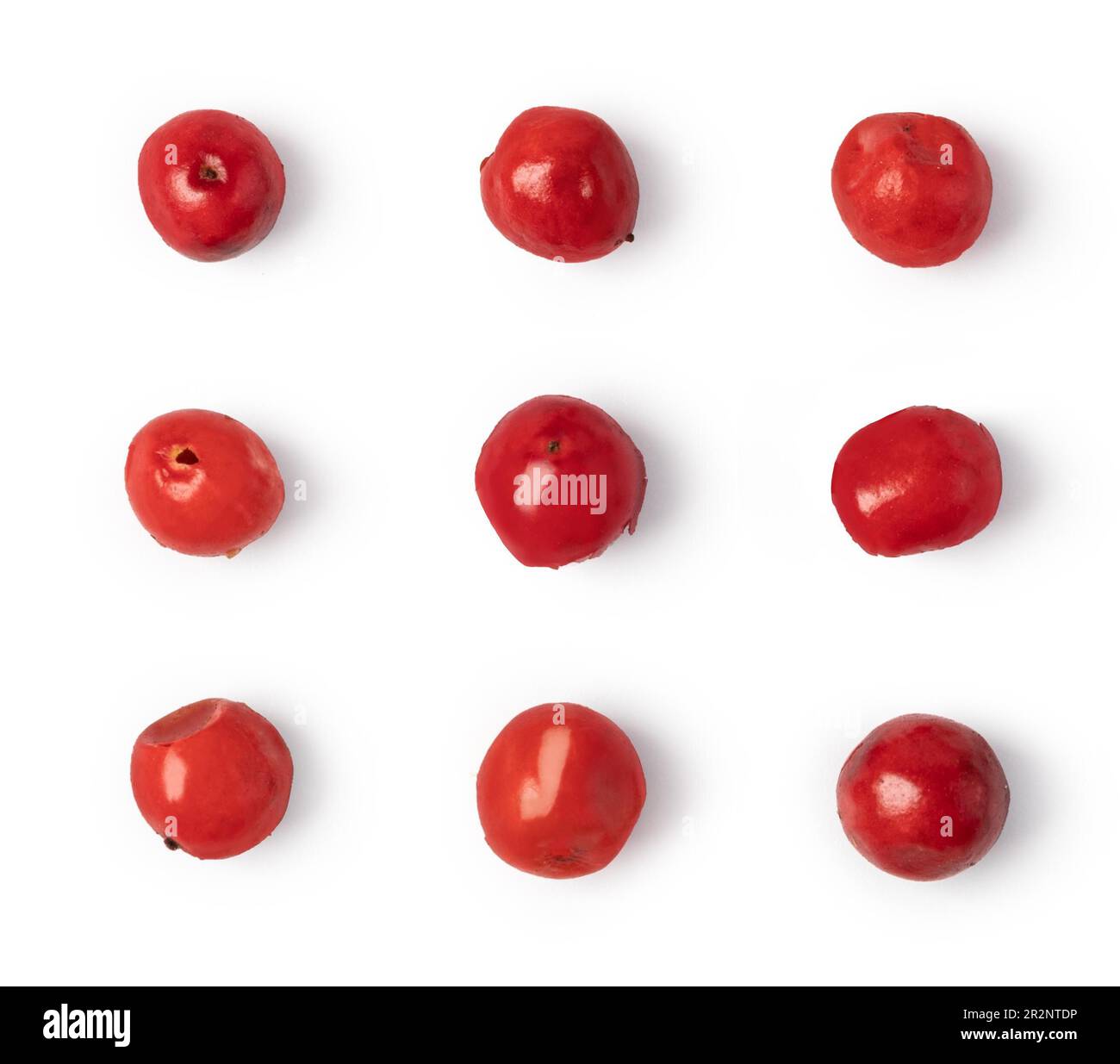 pink pepper isolated on white background Stock Photo - Alamy