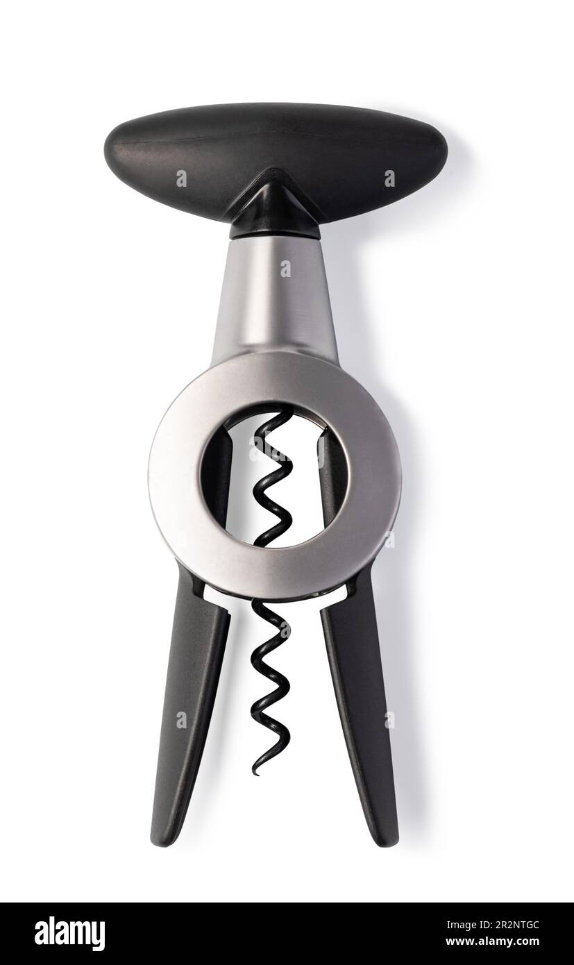 Corkscrew isolated on white background Stock Photo - Alamy