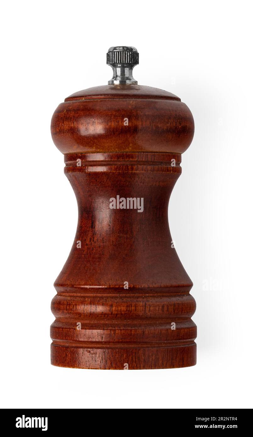 pepper grinders isolated on white Stock Photo - Alamy