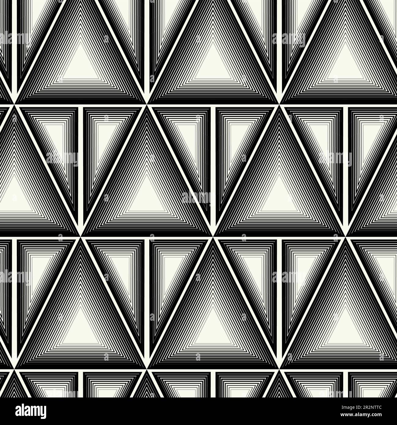 Vector monochrome geometric pattern in simple graphic design. Fashion ...