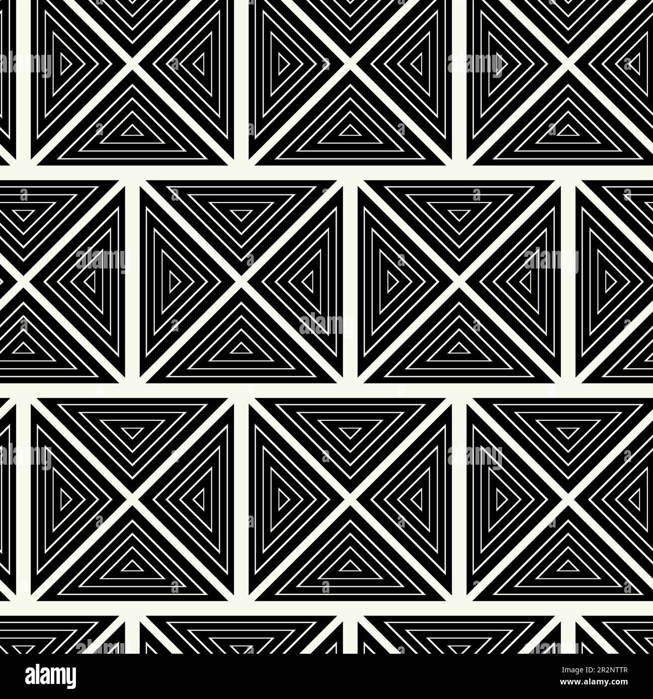 Vector monochrome geometric pattern in simple graphic design. Fashion ...