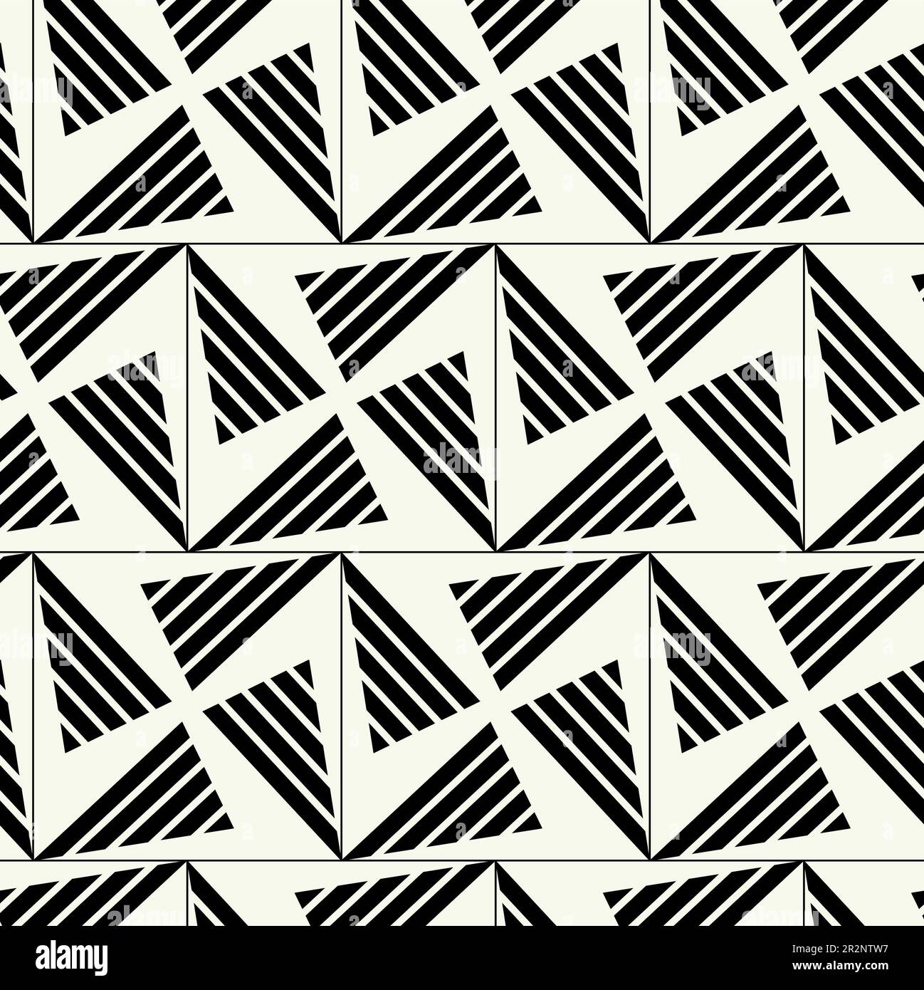 Vector monochrome geometric pattern in simple graphic design. Fashion ...