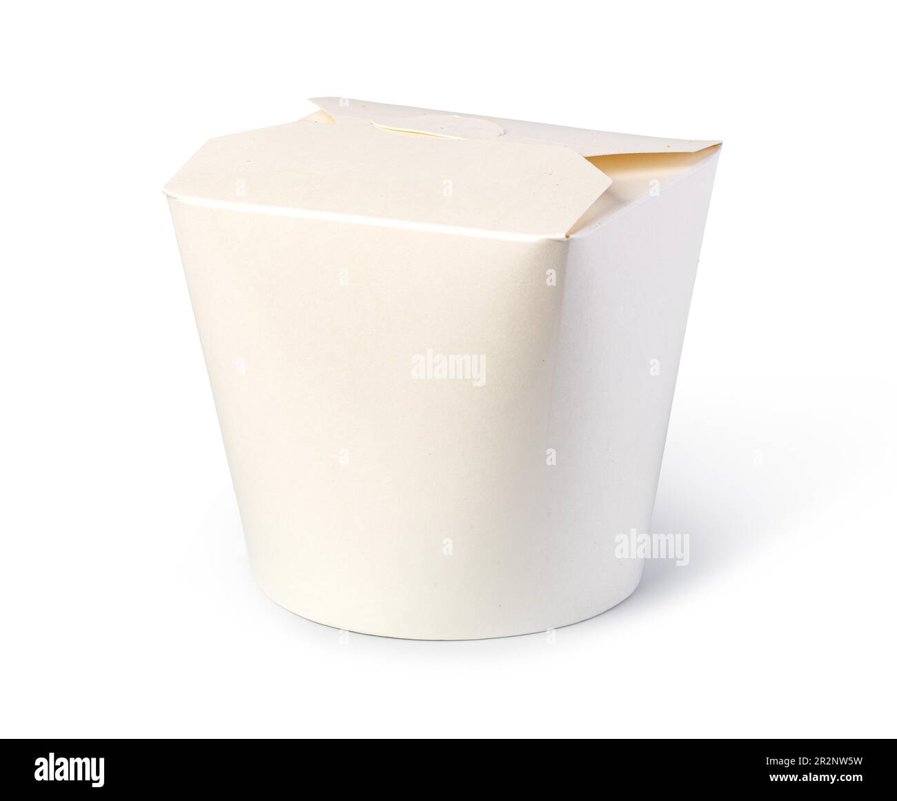 white unlabeled paper food box isolated on white background Stock Photo ...