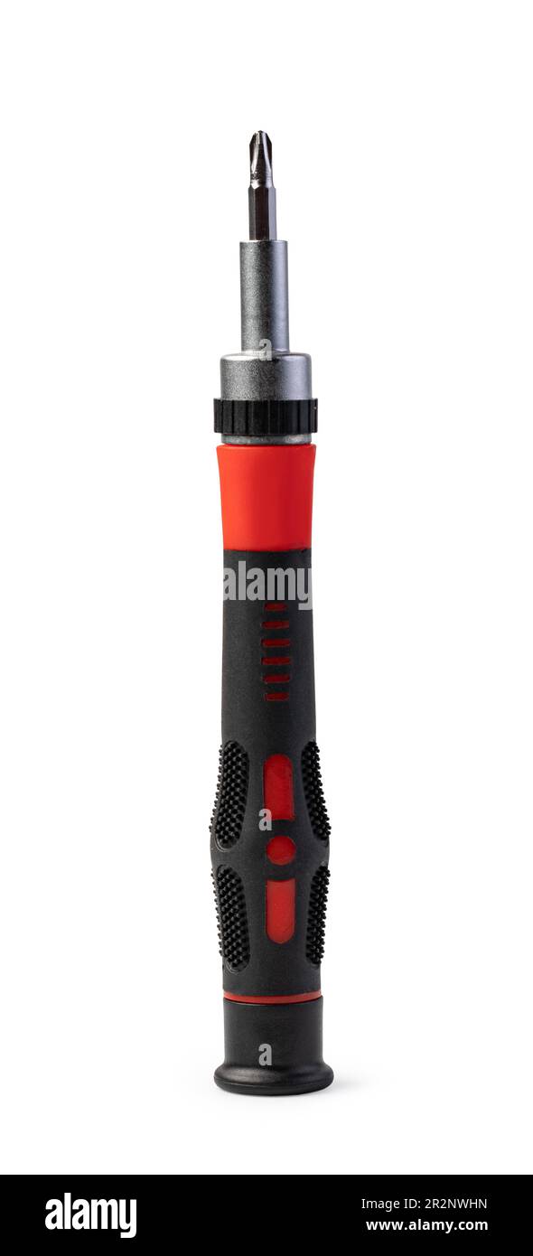 Mechanical bit tool set isolated on a white background Stock Photo - Alamy