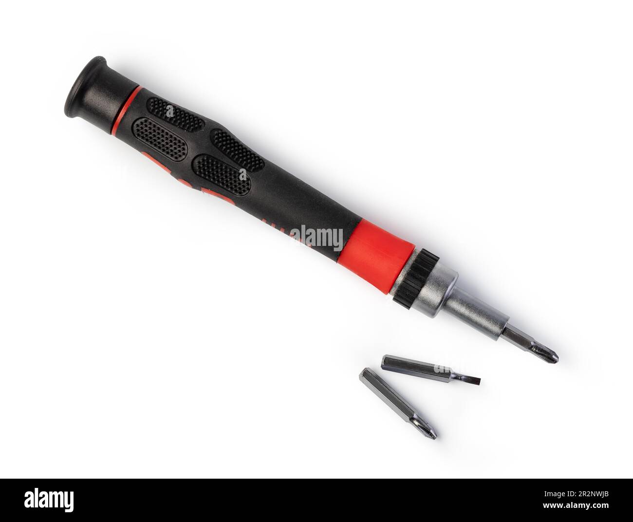 Mechanical bit tool set isolated on a white background Stock Photo - Alamy