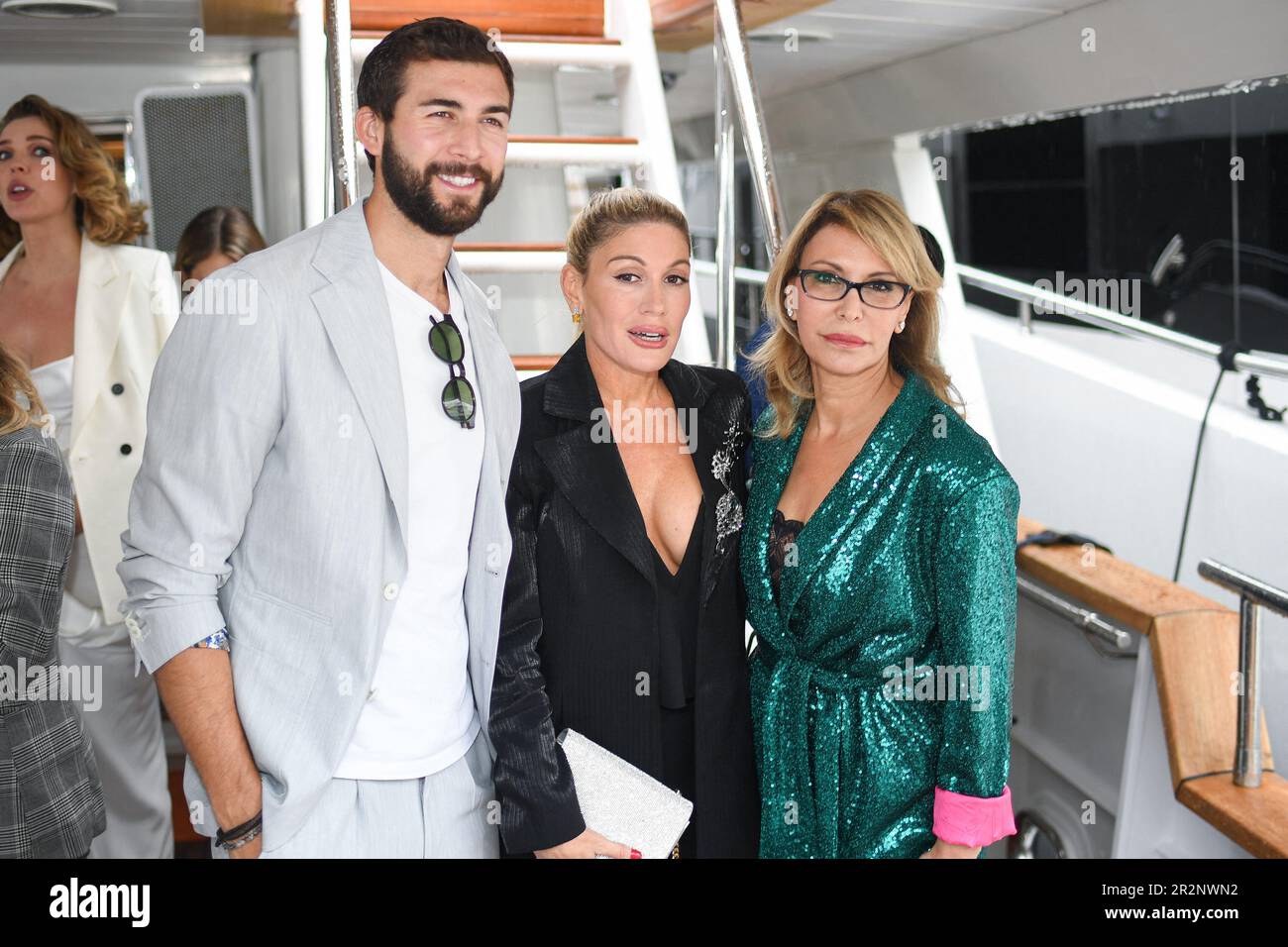 Cannes, France. 20th May, 2023. Alvaro Nunez, Hofit Golan, Ronit ...