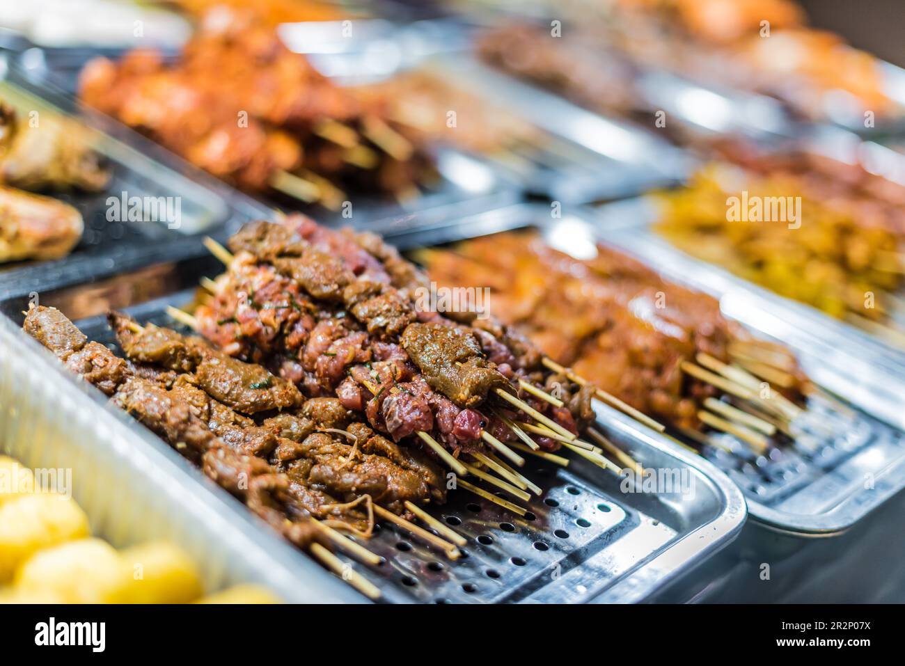 Traditional Vietnamese street food sold in Sapa in Lao Cai Province in ...