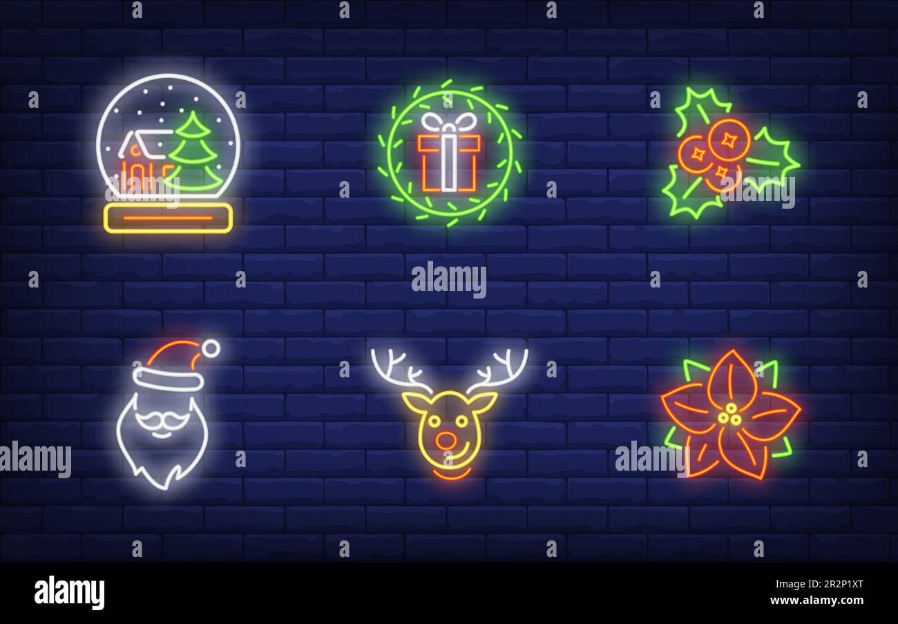 Reindeer illuminated Stock Vector Images - Alamy