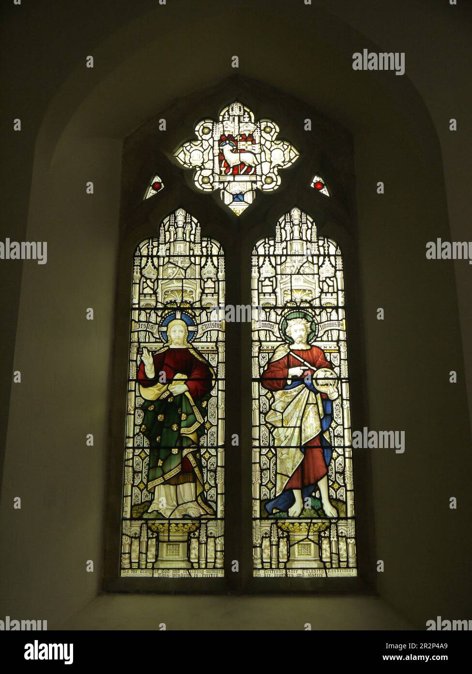 Stained glass window in memory of Gertrude Alice Elizabeth Baskerville ...