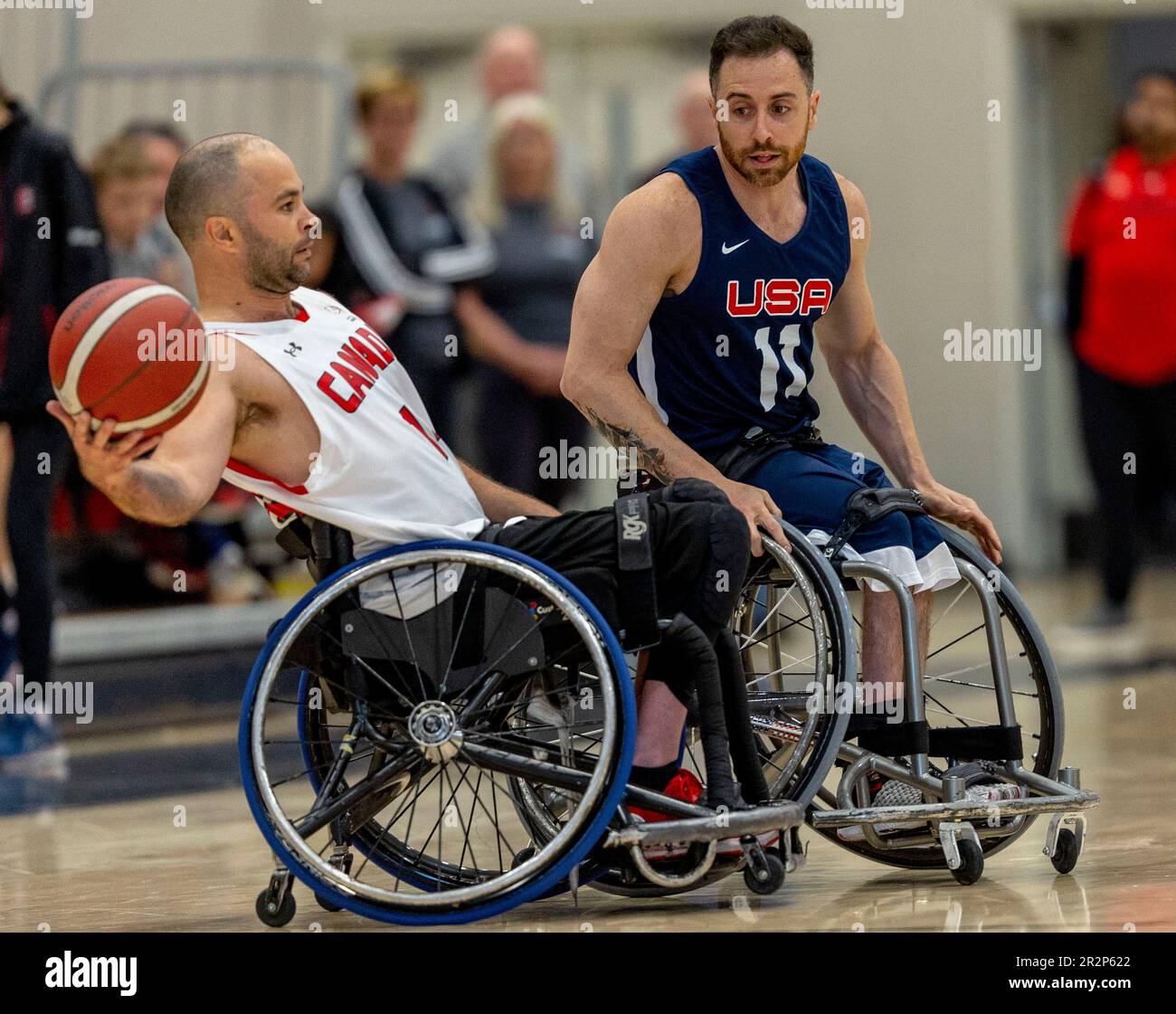 Ottawa, Canada. 20 May 2023. c14 and Steve Serio (11) of Team USA in a ...