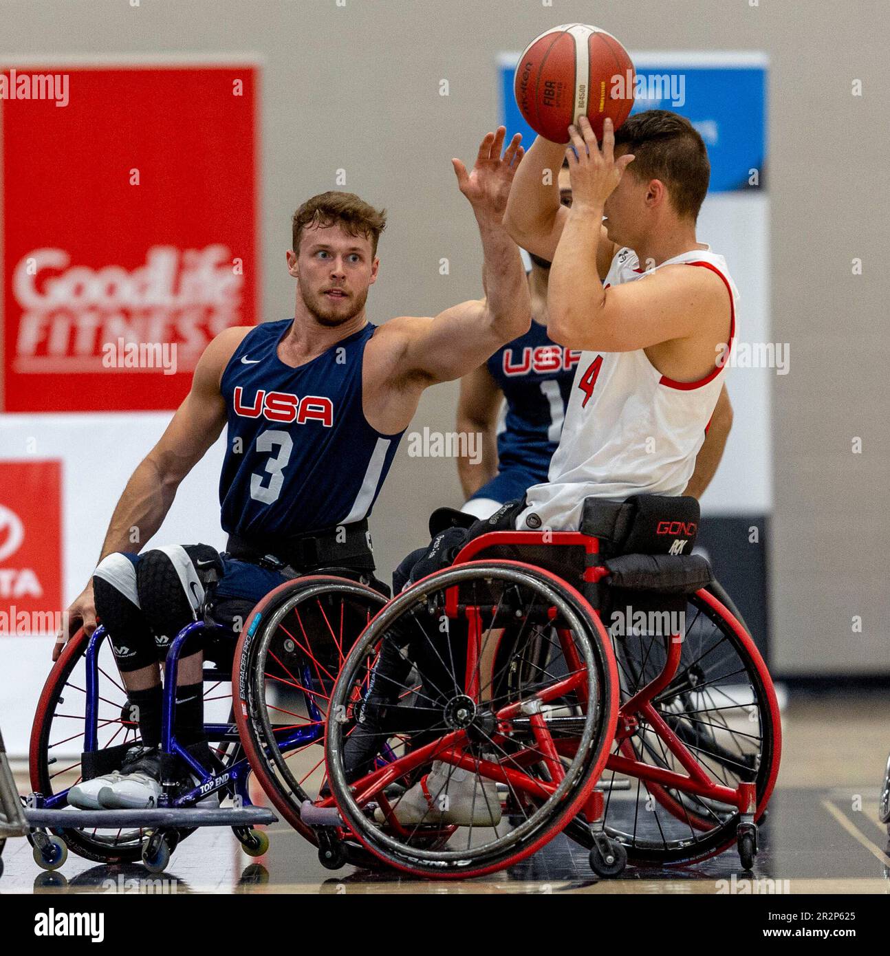 Ottawa, Canada. 20 May 2023. Talen Jourdan (3) of Team USA in a Canada ...