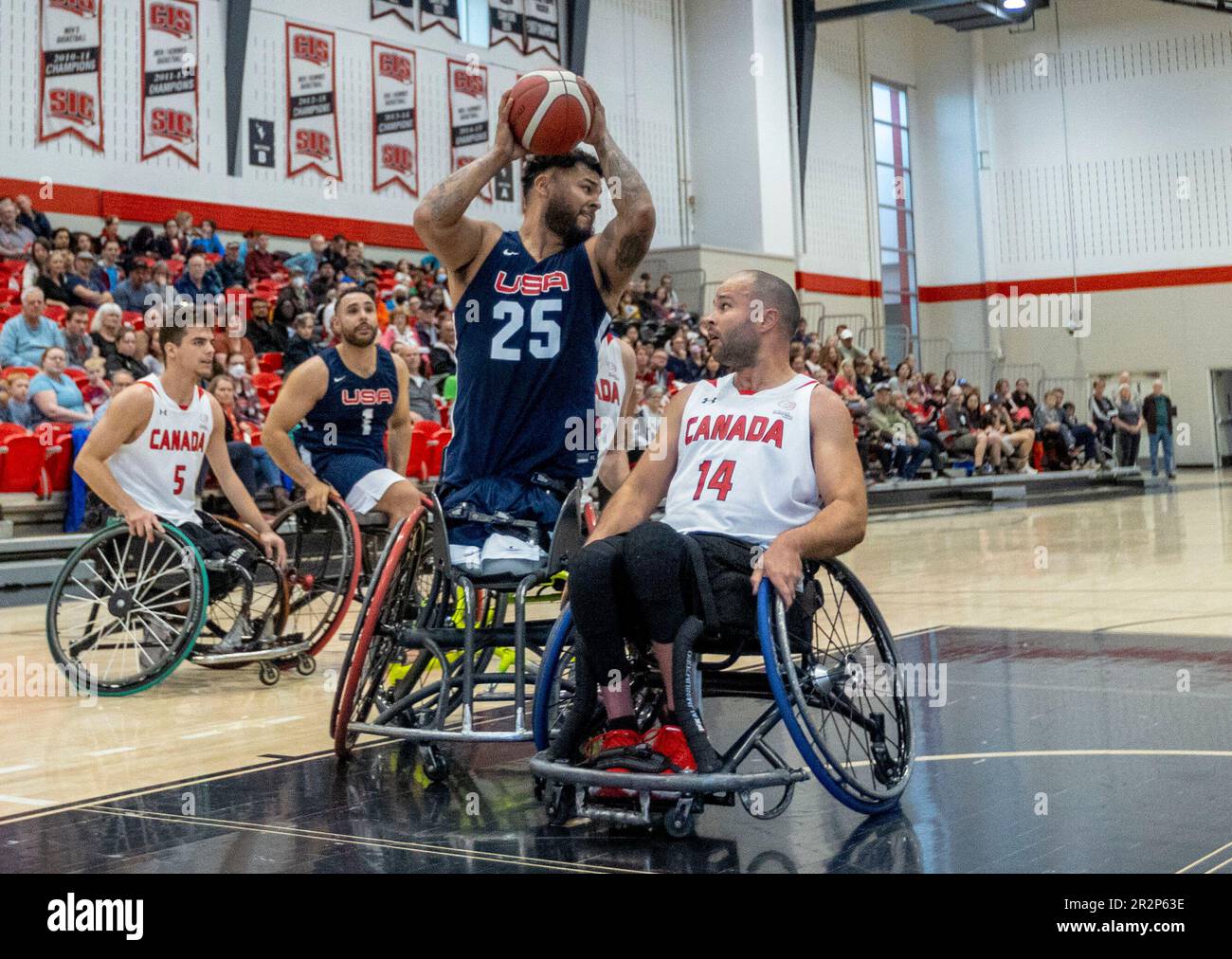 Ottawa, Canada. 20 May 2023. Jorge Salazar (25) of Team USA in a Canada ...