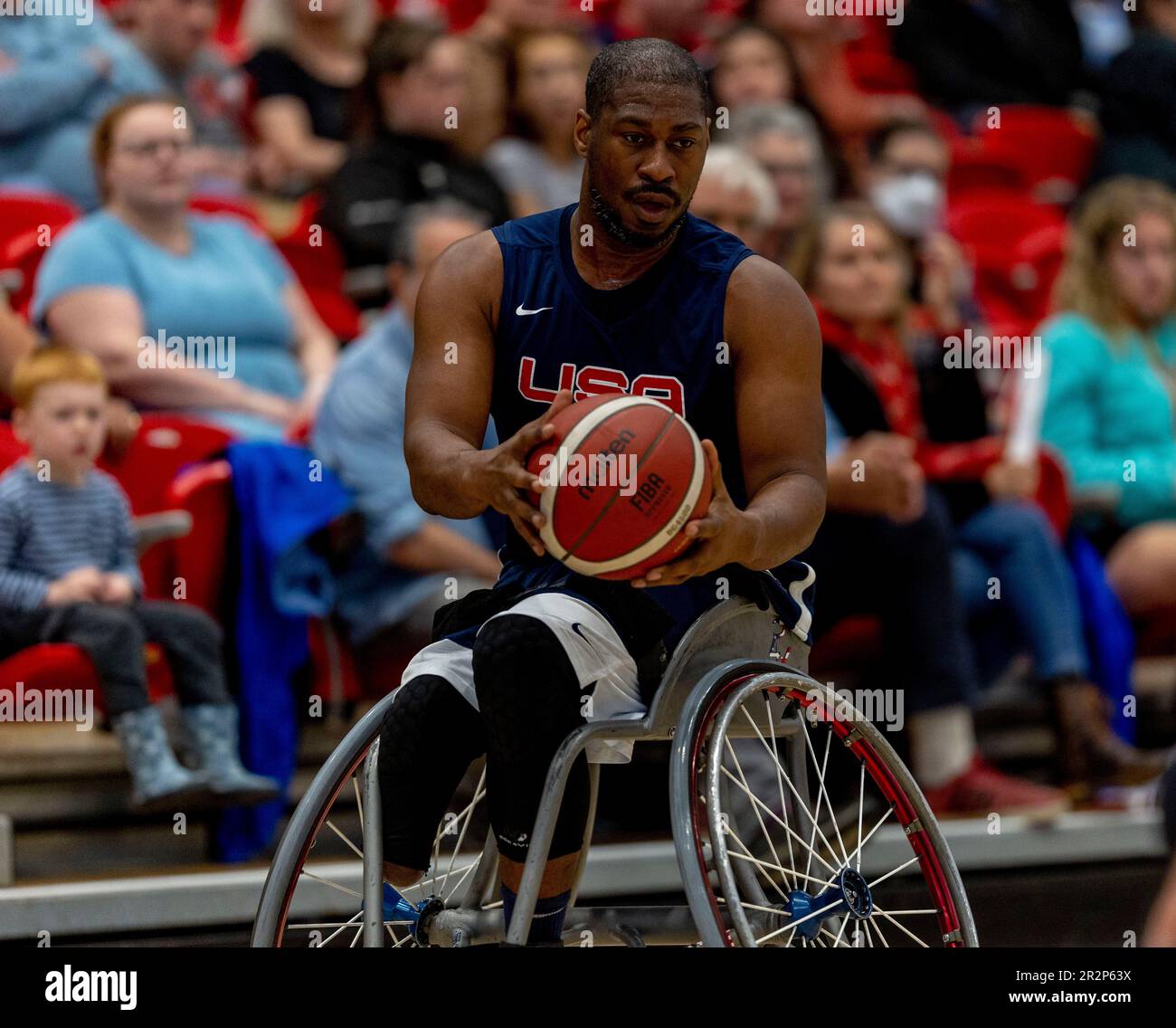 Ottawa, Canada. 20 May 2023. Brian Bell (8) of Team USA in a Canada v ...