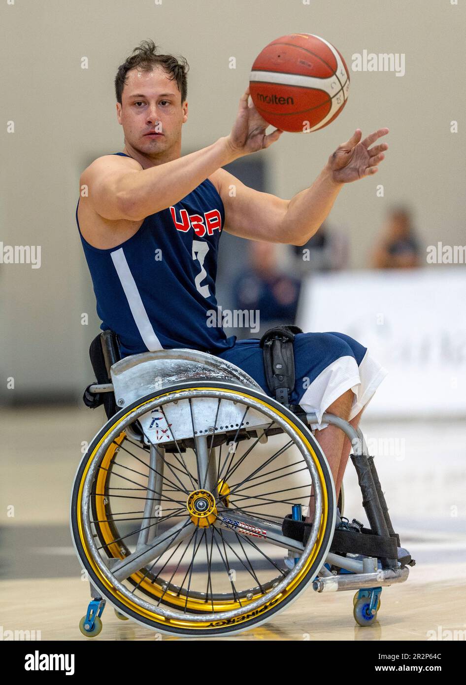 Ottawa, Canada. 20 May 2023. Jacob Williams (2) of Team USA in a Canada ...