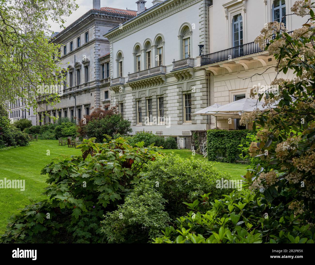 The garden of the Reform Club, Pall Mall London; shared with The ...
