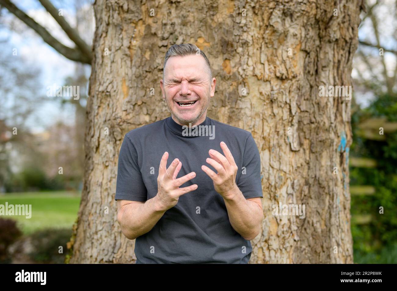 Angry tree man hi-res stock photography and images - Alamy
