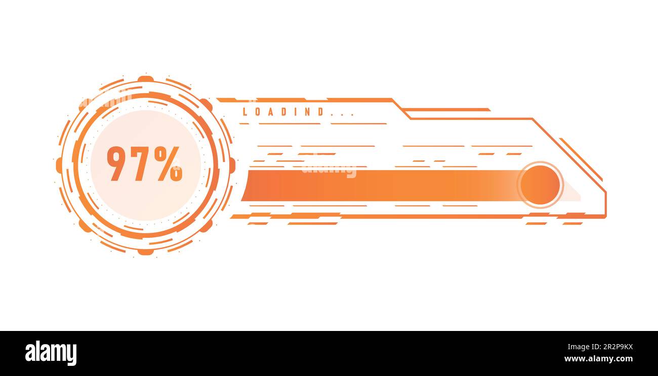 Sci fi loading bar Stock Vector Image & Art - Alamy