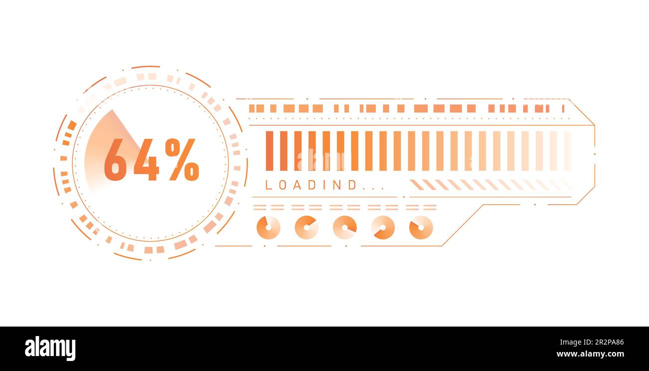 Sci fi loading bar Stock Vector Image & Art - Alamy