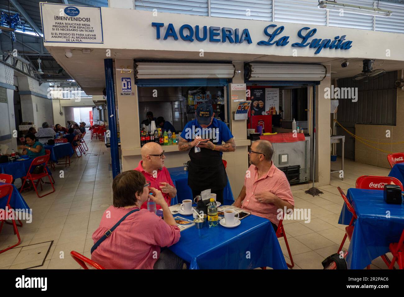 breakfast at Taqueria La Lupita in the Santiago neighborhood of Merida ...